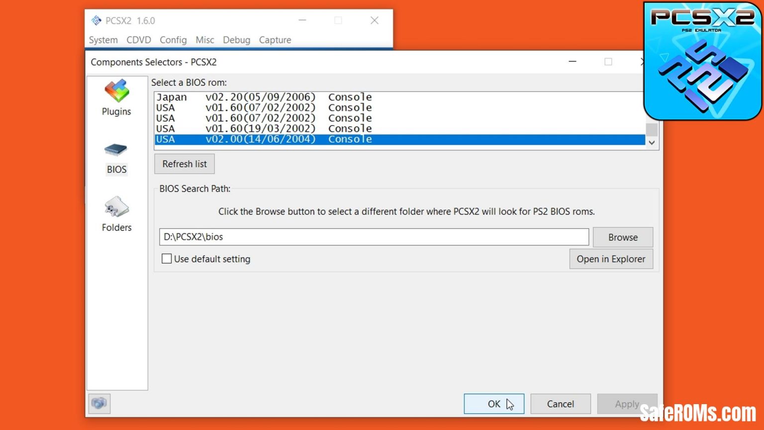 Best PCSX2 BIOS Setup (2022) - SafeROMs