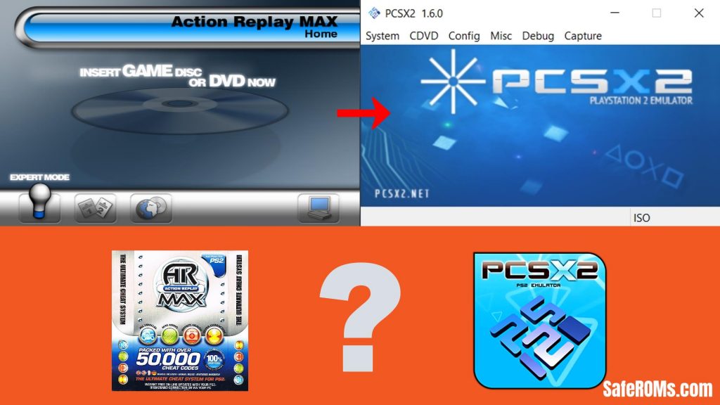 Action Replay Max Evo PS2 ISO Archives SafeROMs