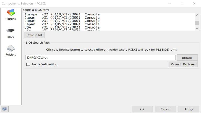 PCSX2 BIOS and Plugins Download (2022) - SafeROMs