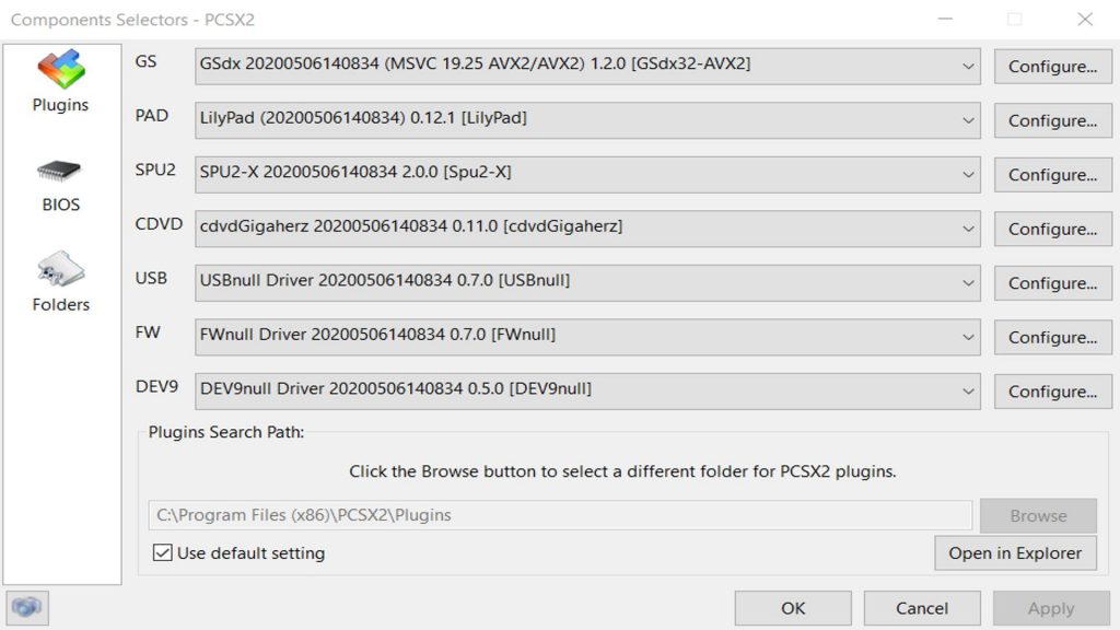 PCSX2 BIOS and Plugins Download (2022) - SafeROMs