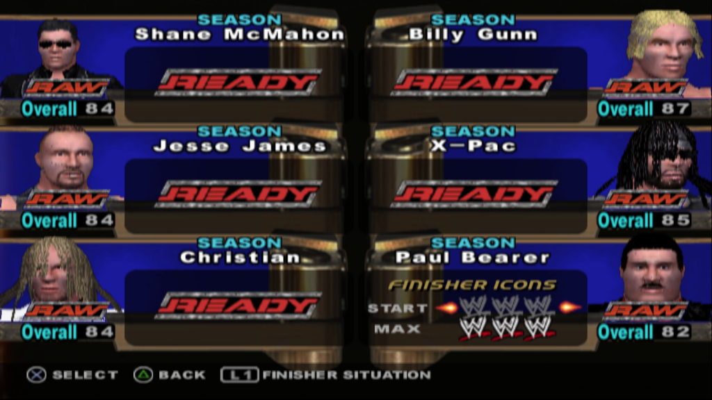22 Evil Wrestlers CAWs For WWE SmackDown vs RAW - SafeROMs