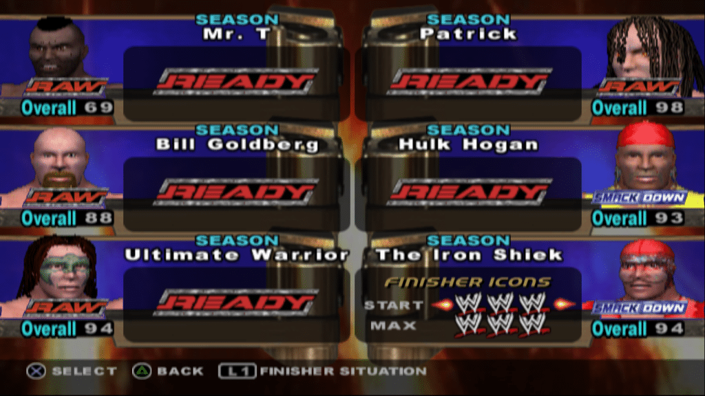 32 Legend Wrestlers CAWs For WWE SmackDown vs Raw - SafeROMs