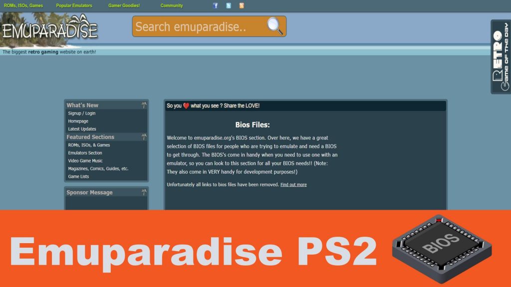 Emuparadise PS2 BIOS Download (2022) - SafeROMs