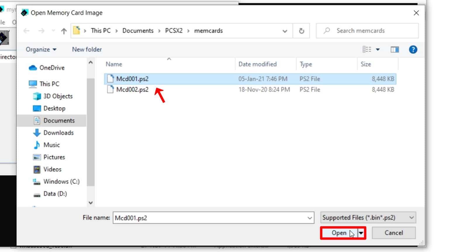 How To Use mymc, a PS2 Memory Card Image Utility - SafeROMs