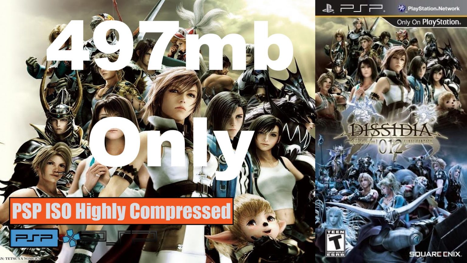 Final Fantasy Dissidia Duodecim PSP ISO Highly Compressed - SafeROMs