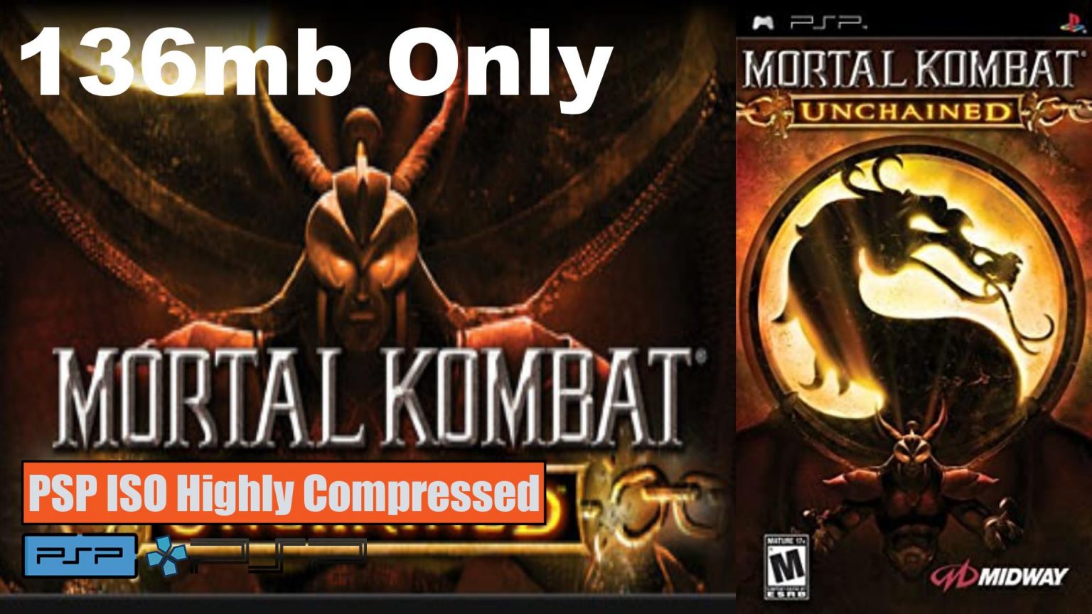 Mortal Kombat Unchained PSP ISO Highly Compressed - SafeROMs