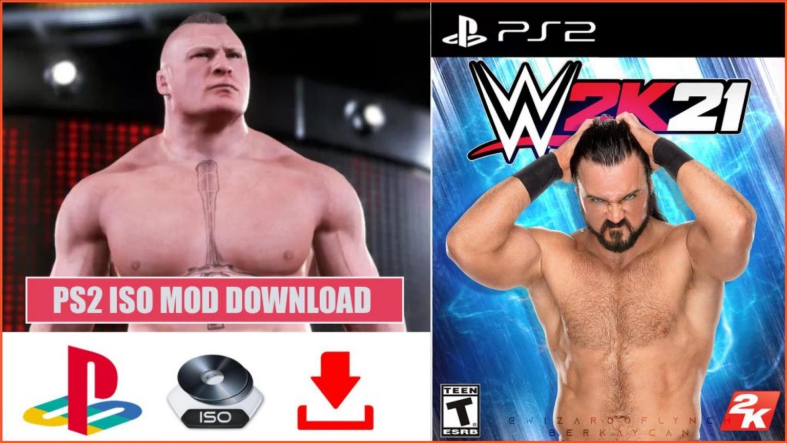 WWE 2K21 SVR HCTP PS2 ISO Download - SafeROMs