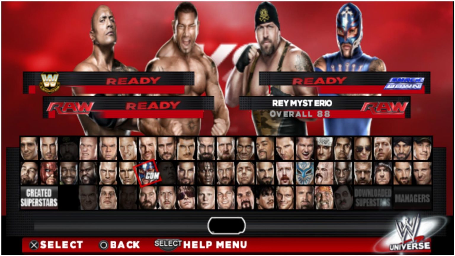 WWE 2K14 SmackDown vs Raw PSP ISO Highly Compressed - SafeROMs