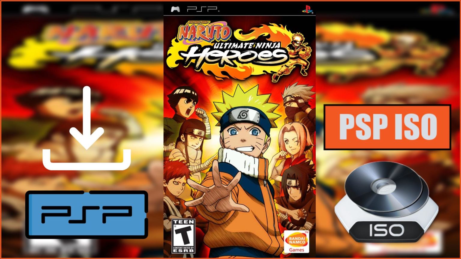 Naruto Ultimate Ninja Heroes PSP ISO Download - SafeROMs