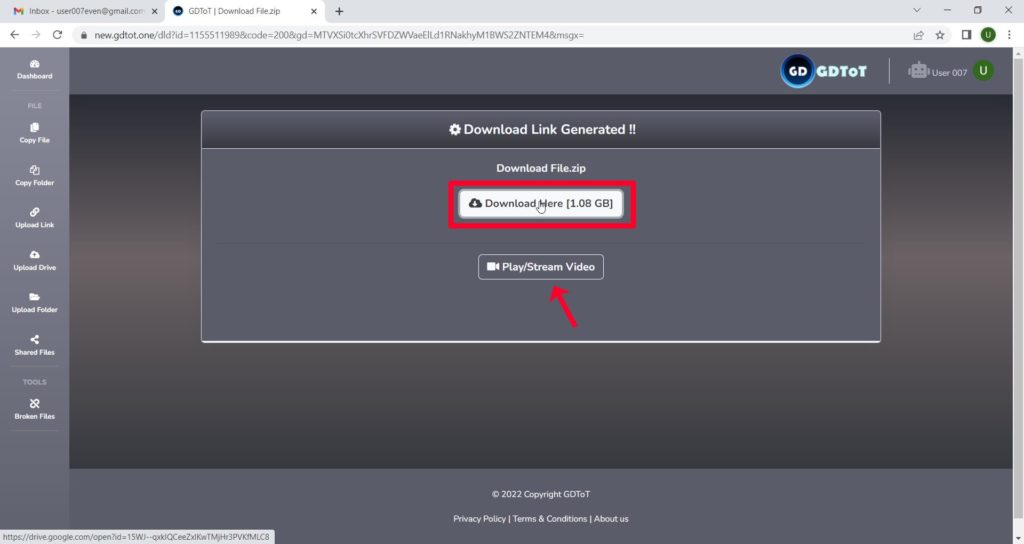 How To Download a File From GDToT on Android and Computer - SafeROMs